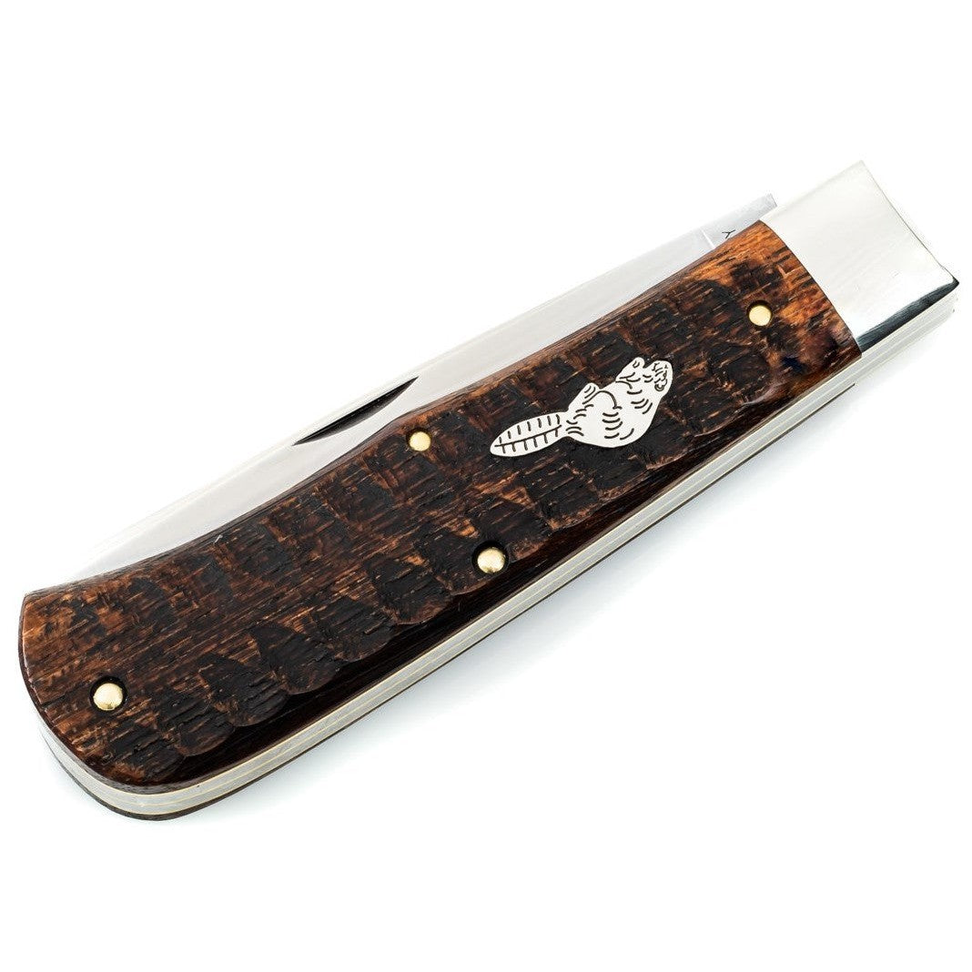 Tidioute #23 - Pioneer Trapper - Jigged Brazilian Cherry Wood – OnlyKnives